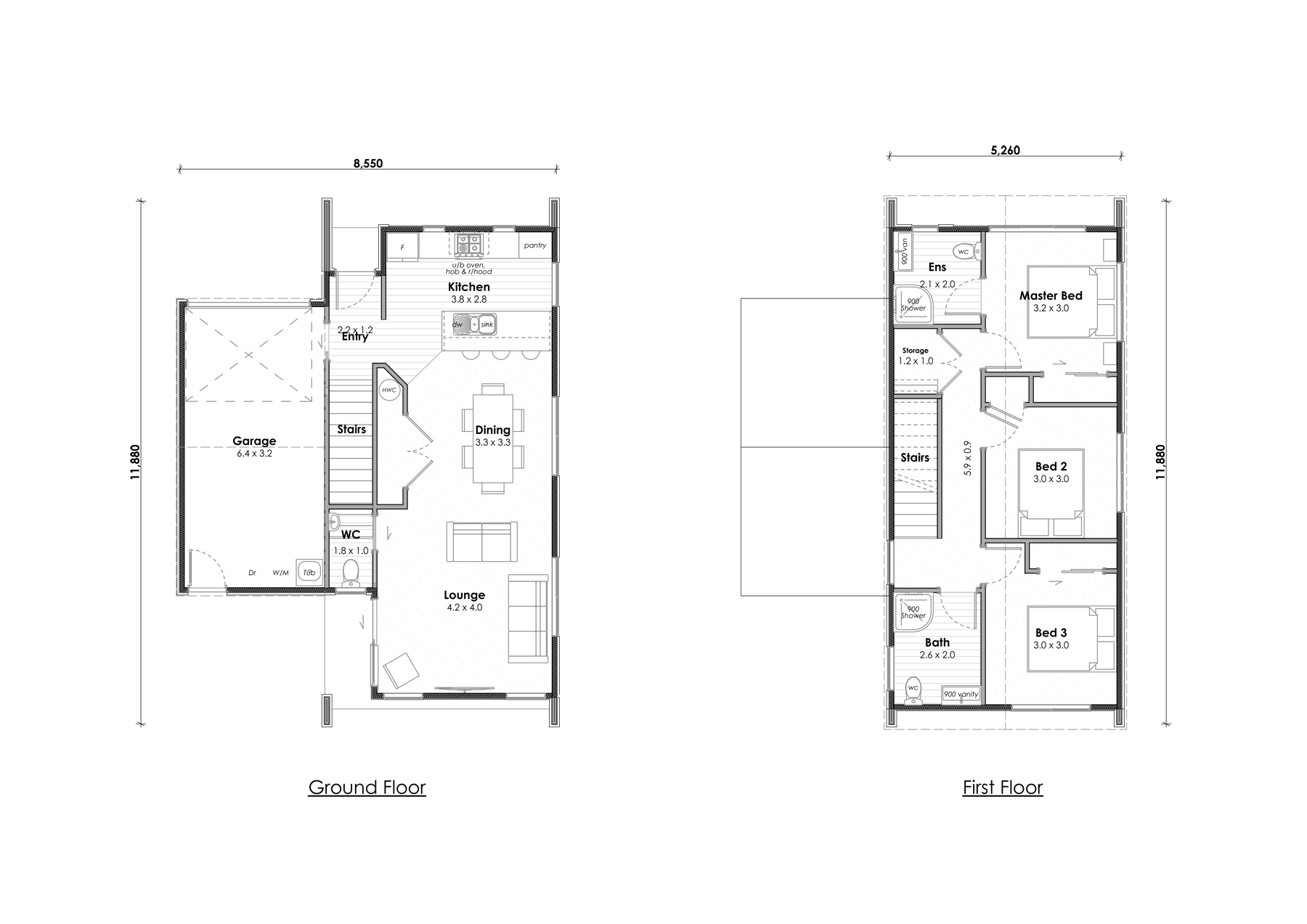 Tawa House Plan | 138 sqm, 3 bedrooms, 2 bathrooms | Highmark Homes ...